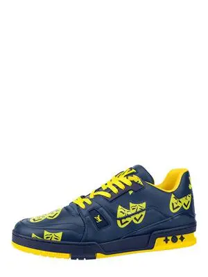 LOUIS VUITTON Trainer Sneakers - Blue/yellow