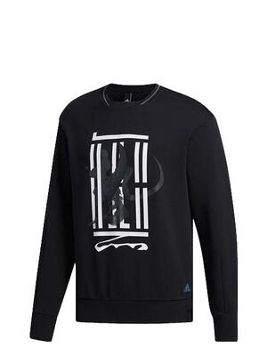Adidas Graphic Pullover - Black