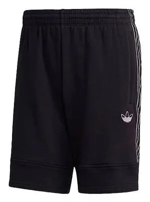 Adidas Originals Casual Sports Stripe Shorts - Black