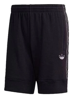 Adidas Originals Casual Sports Stripe Shorts - Black