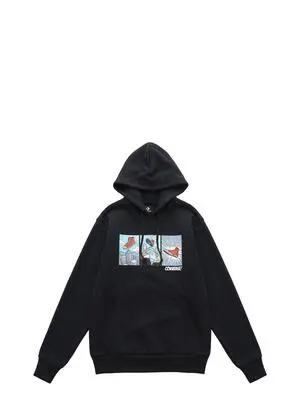 CONVERSE Comic Graphic Hoodie Asia Sizing - Black