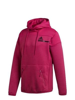 Adidas Mzne Coldrdy Po Sports Pullover Hoodie - Red
