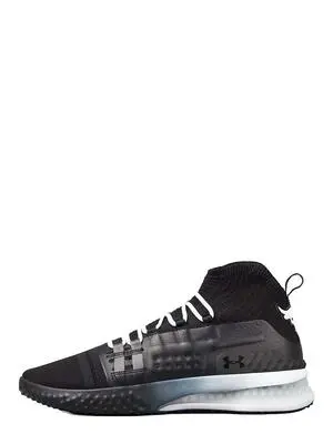 Under Armour The Rock Delta High Top Sneakers - White/black