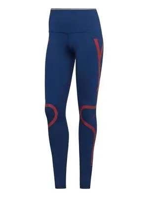 Adidas By Stella Mccartney Truepace Running Leggings - Navy/red