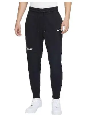 Nike Casual Fleece Lacing Splicing Pants Black - Default Color