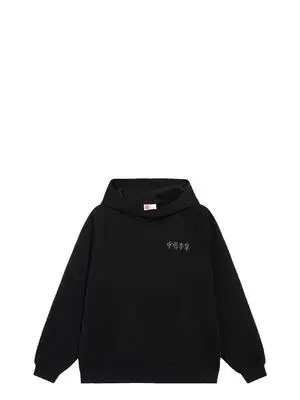 LI-NING Stylish Loose Sports Hoodie - Black