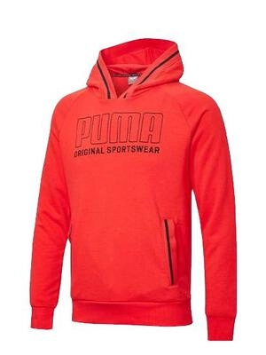 PUMA Athletics Logo Hoodie - Red