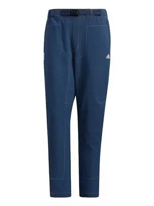 Adidas Adidas Series Wj Pnt Denim Training Sports Long Pants Navy Blue Navy