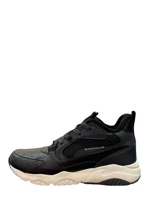 LI-NING Casual Lace-up Sneakers - Black/beige
