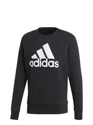Adidas Logo Crewneck Sweatshirt - Black