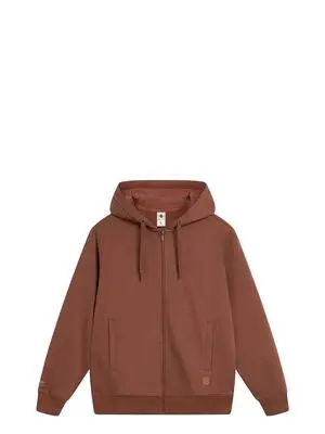 LI-NING Chinese Color Full Zip Hooded Jacket - Brown