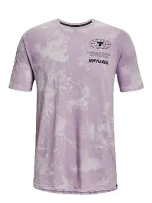 Under Armour Project Rock Statement Short Sleeve T-shirt - Light Purple