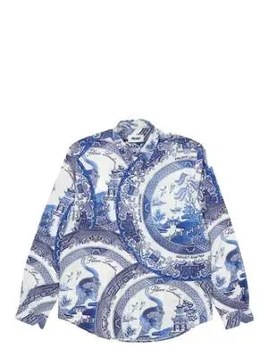 PALACE Ss22 China Plate Shirt - Navy