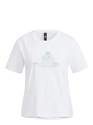 Adidas Logo Graphic T-shirt - White