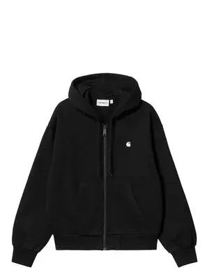 Carhartt Work In Progress Hooded Casey Jacket - Black/silver