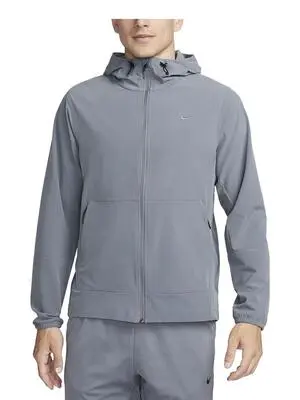 Nike Water-repellent Hooded Zip-up Jacket - Grey
