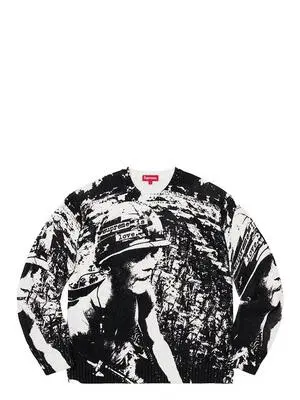 Supreme Is Love" Sweater - White