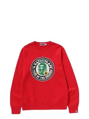 A BATHING APE Year Of The Dragon Sweatshirt - Red