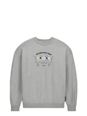 CONVERSE X Ader Error Crewneck Sweatshirt - Vintage Grey Heather
