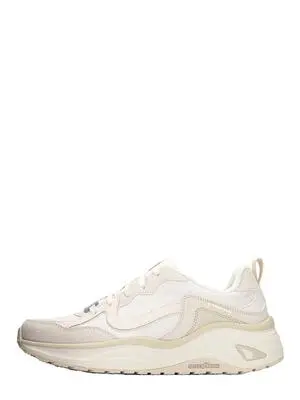 Sketchers D'lites Wave Sneakers - Beige/white