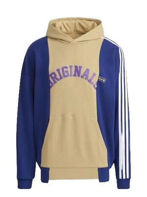 Adidas Originals Colorblock Pullover Hoodie With Alphabet Printing - Default Color
