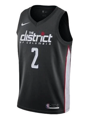 Nike Nba Washington Wizards "city Edition" Basketball Jersey - Black