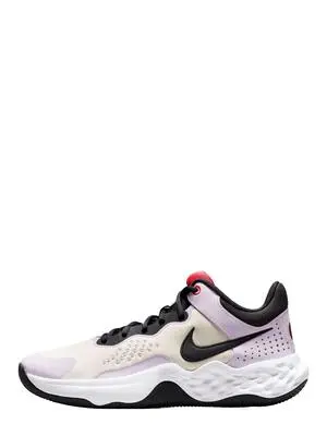 Nike Fly.by Mid 3 Basketball Sneakers - White/purple