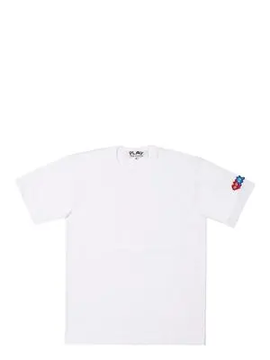 Play Comme Des Garcon Double Heart T-shirt - White