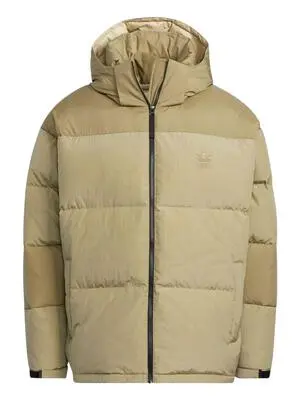 Adidas Originals Padded Hooded Jacket - Tan