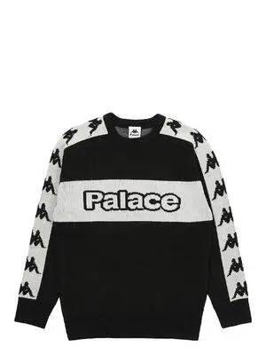 PALACE X Kappa Fw21 Knit Sweater - Black