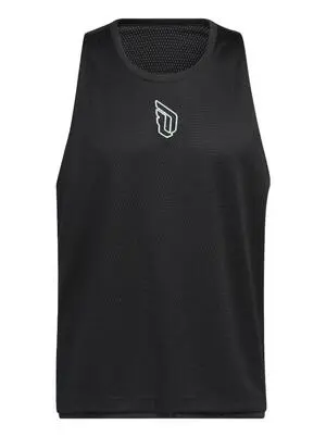 Adidas Lillard Logo Printing Stripe Basketball Vest - Multi-color