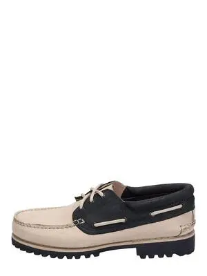 Timberland 3-eye Lug Handsewn Boat Shoes - Beige/white/black