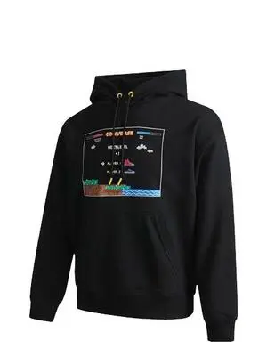CONVERSE Video Game Graphic Hoodie - Black