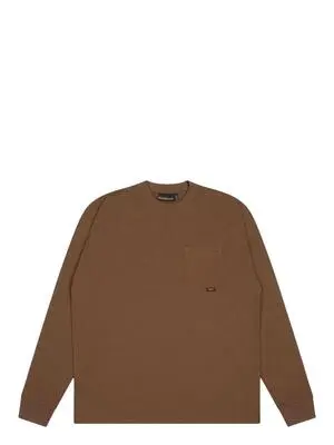 Drew House Basic Longsleeve Pocket T-shirt - Brown