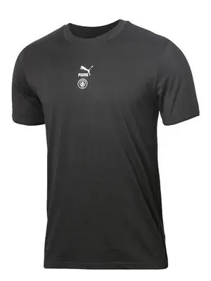 PUMA Solid Crew Neck T-shirt - Black
