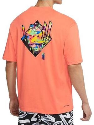 Nike As J Zion Df Ss Tee Turf - Orange