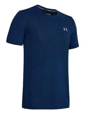 Under Armour Seamless Wave Short Sleeve - Blue