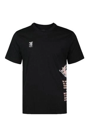 JORDAN Wings Basketball Sports Short Sleeve T-shirt - Black