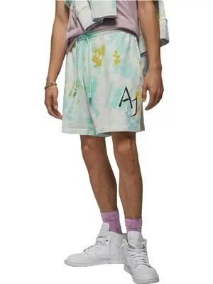 JORDAN Tie Dye Logo Knit Shorts - Multi-color