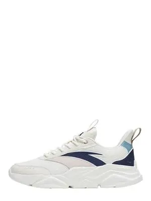 ANTA Casual Lace-up Sneakers - White/pink/blue