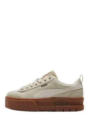 PUMA Mayze Platform Sneakers - Creamwhite/brown