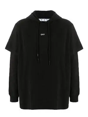 Off-White Arrow Logo Hoodie - Black