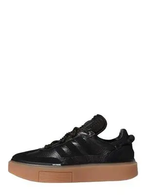 Adidas Ivy Park X Super Sleek 72 Gum Leather Sneakers - Black
