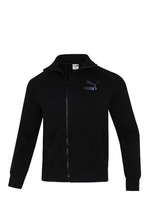 PUMA T7 Retro Logo Track Jacket - Black