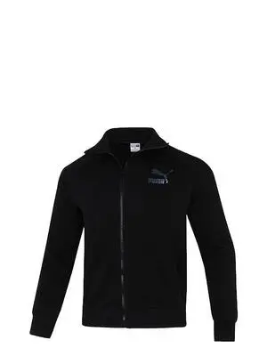 PUMA T7 Retro Logo Track Jacket - Black
