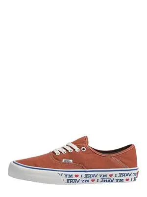 VANS Authentic Sf 'salt Wash' Sneakers - Orange