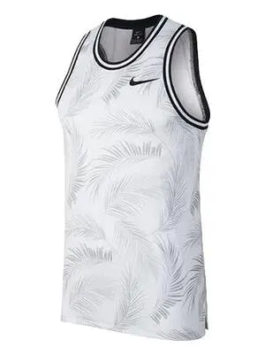 Nike Dri-fit Dna Printing Basketball Vest - Gray/white