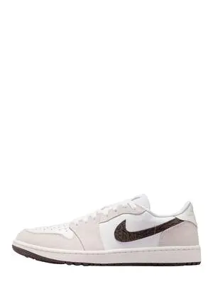 JORDAN Air 1 Retro Low Golf 'light Orewood Elephant - White/phantom/baroque Brown