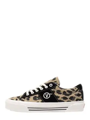 VANS Vans OG Sid LX Leopard Print Lace-Up Sneakers Black