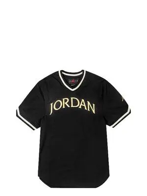 JORDAN Alphabet Logo Short Sleeve T-shirt - Black